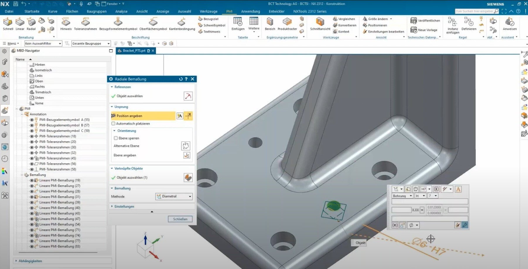 Value Based Licensing: NX Design Tokens für Model Based Definition